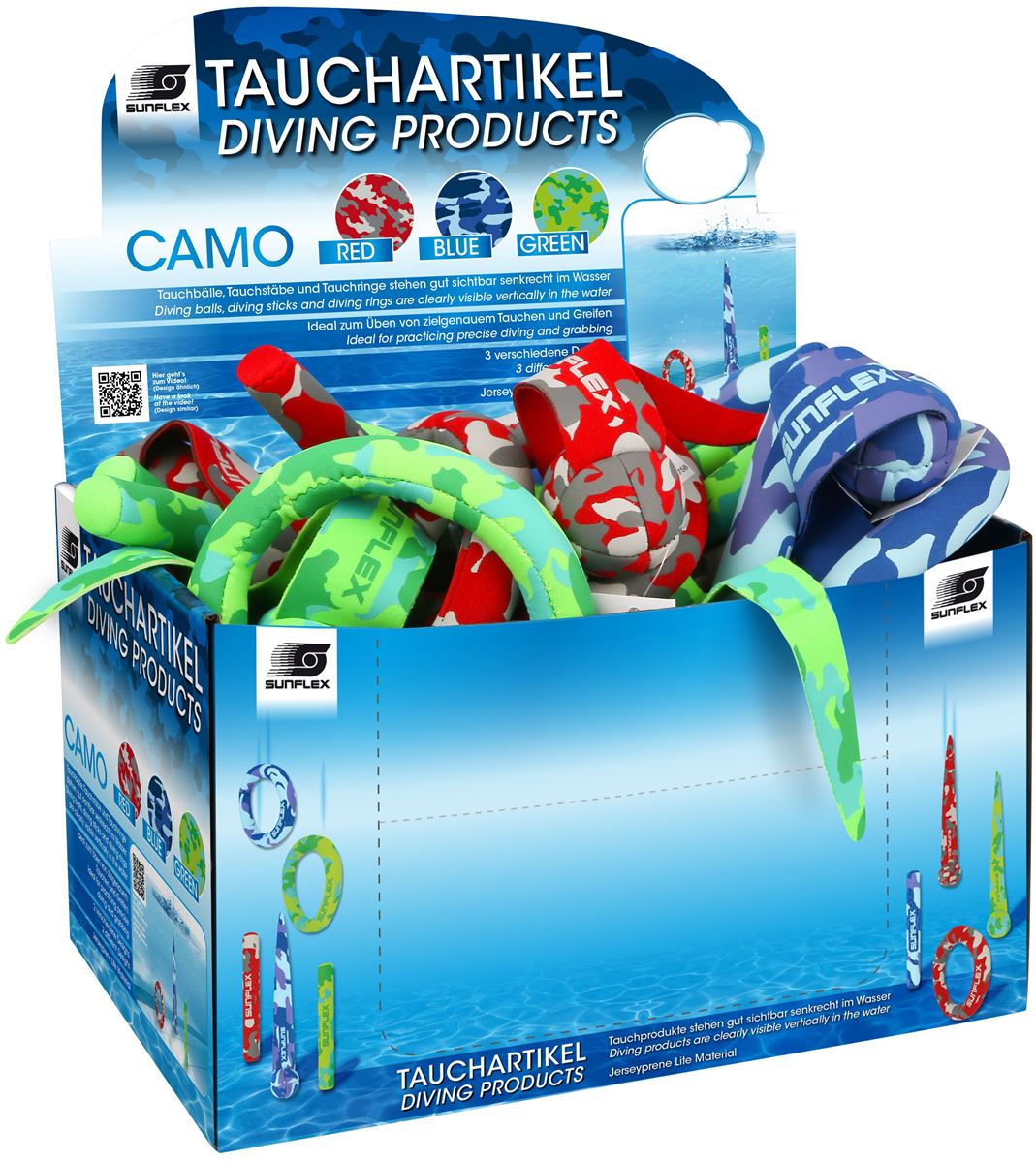 sunflex TAUCHEN CAMO, 36er Display